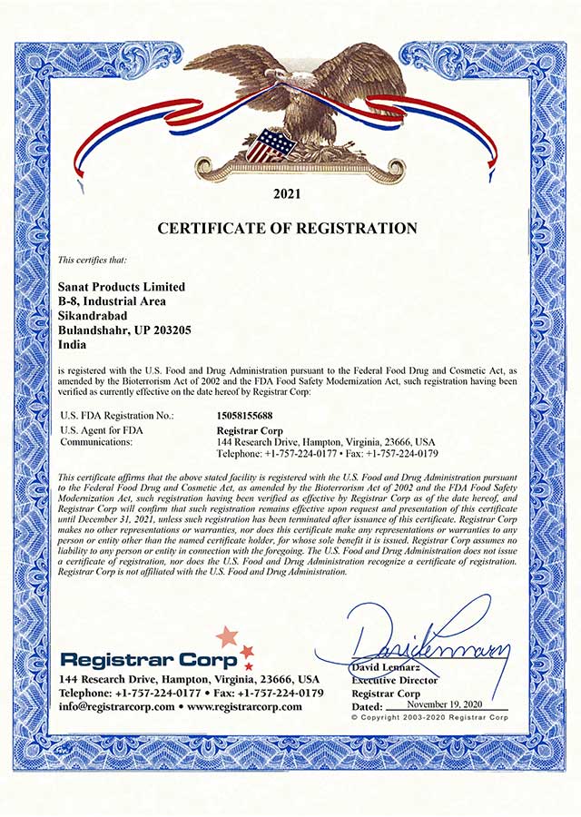 Certification